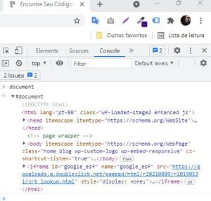O que é document no JavaScript - Encontre Seu Código